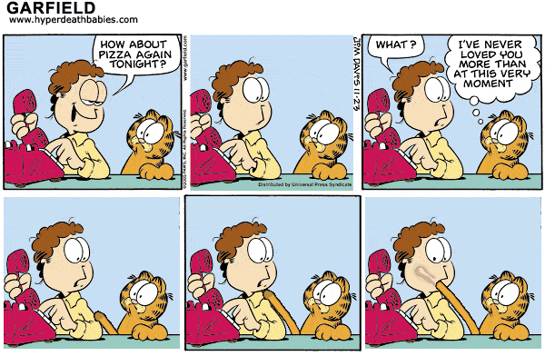 Funny Garfield Single Comics